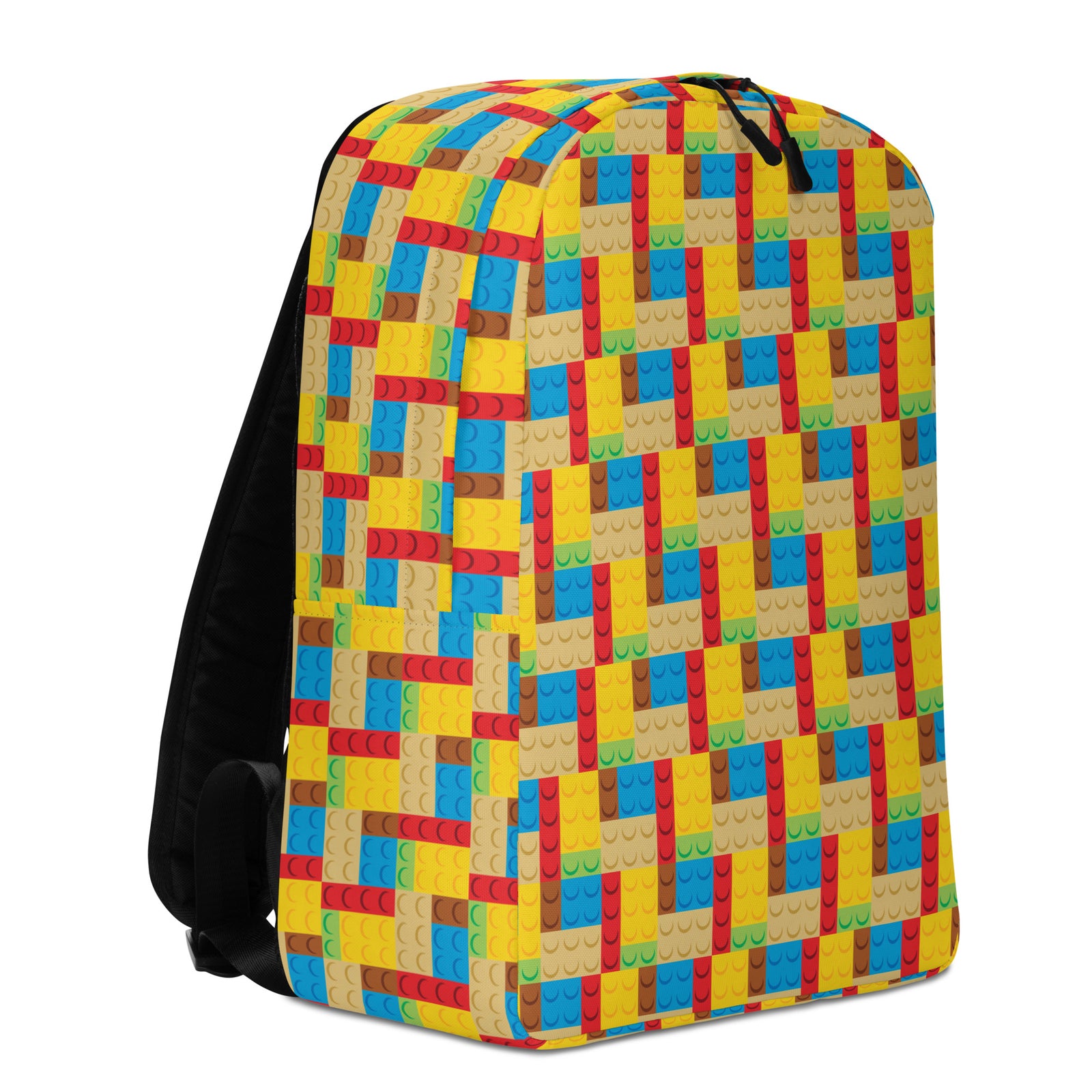 Building Bricks Pattern Minimalist Backpack