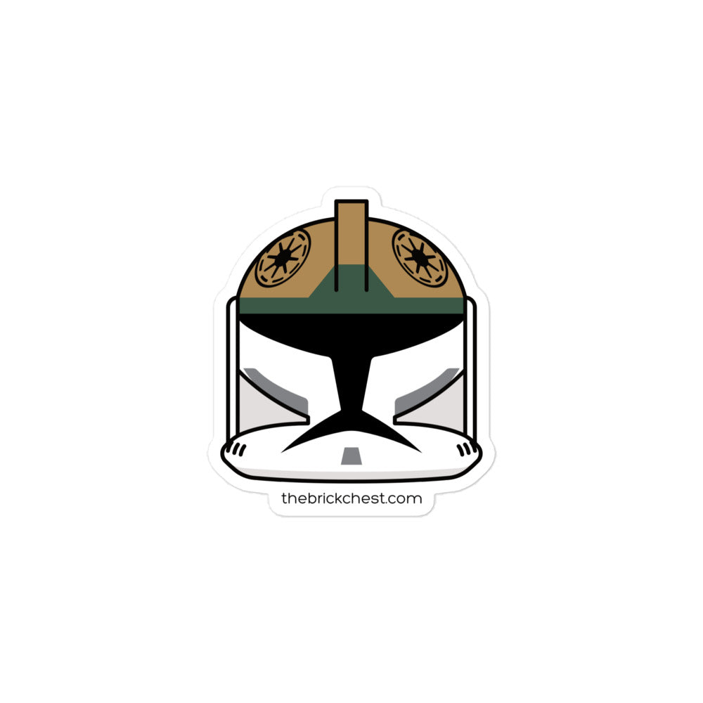 Clone Gunner Minifigure Helmet Sticker
