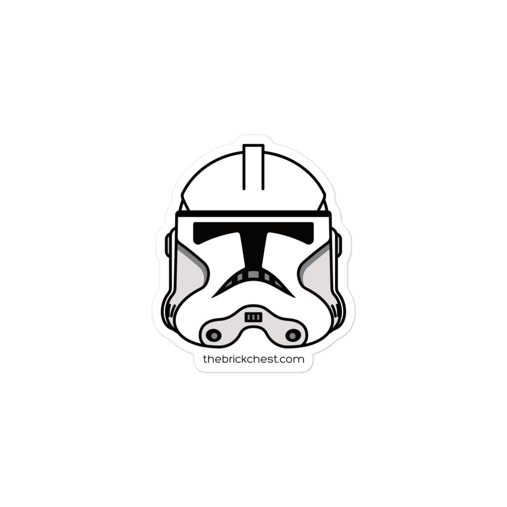 Clone Trooper Phase 2 Minifigure Helmet Sticker