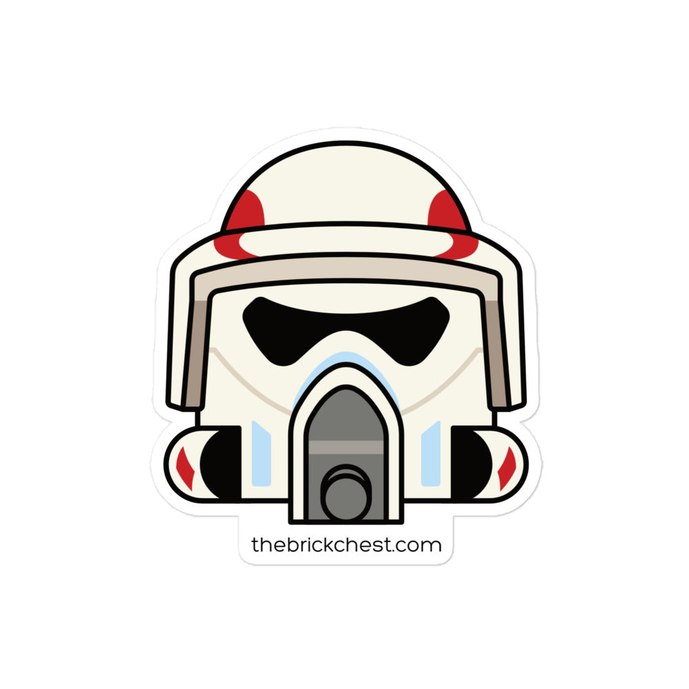 Clone ARF Trooper Minifigure Helmet Sticker