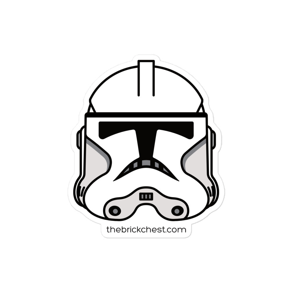 Clone Trooper Phase 2 Minifigure Helmet Sticker