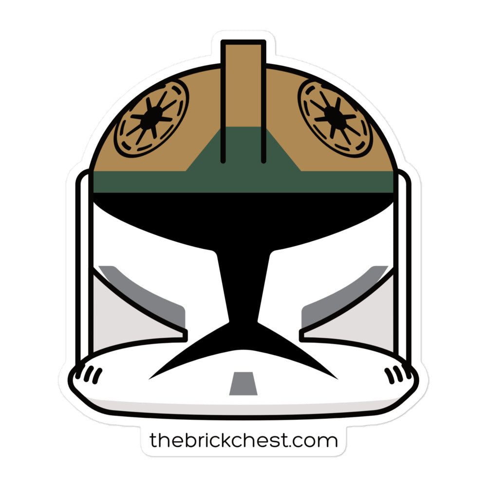 Clone Gunner Minifigure Helmet Sticker