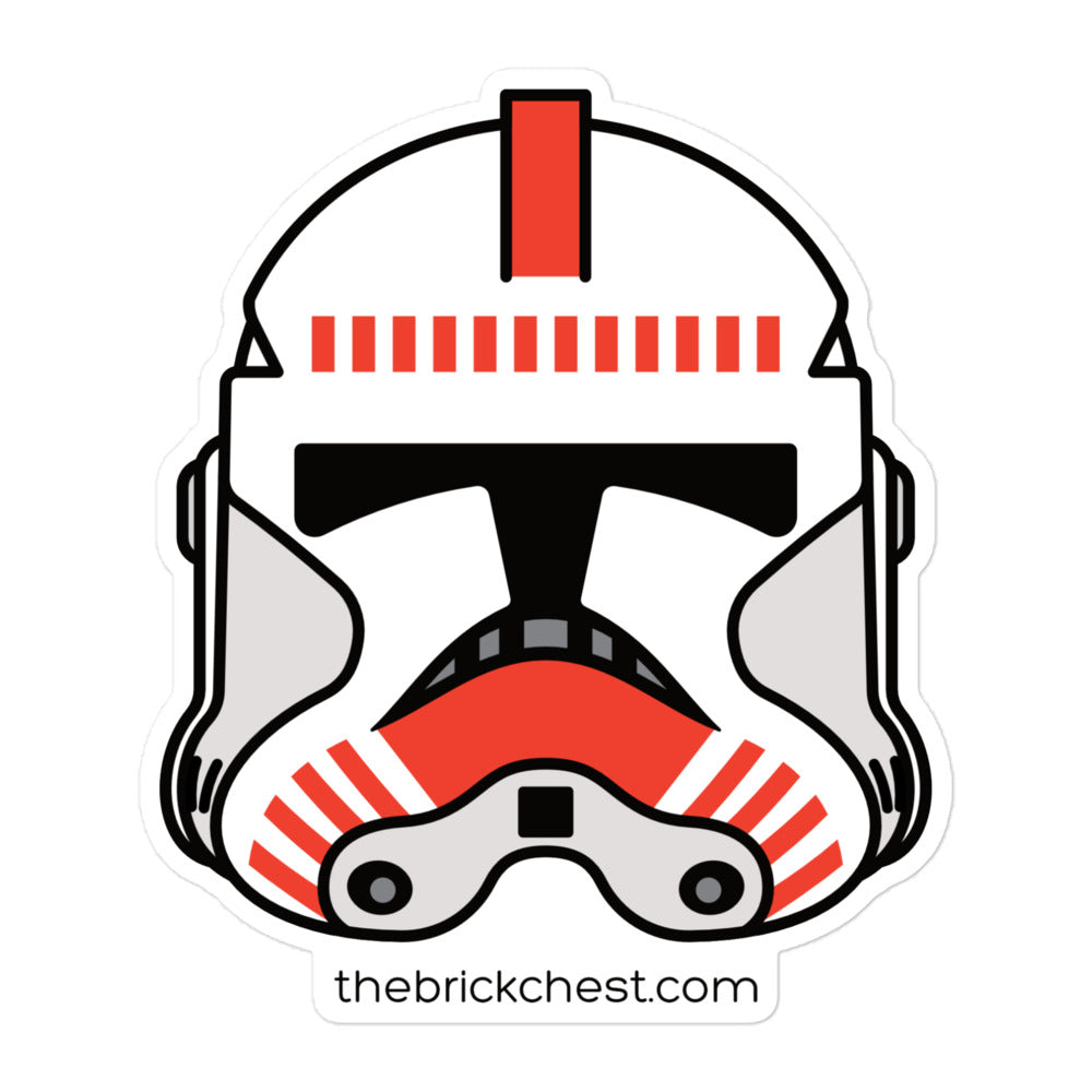 Clone Shock Trooper 2 Minifigure Helmet Sticker