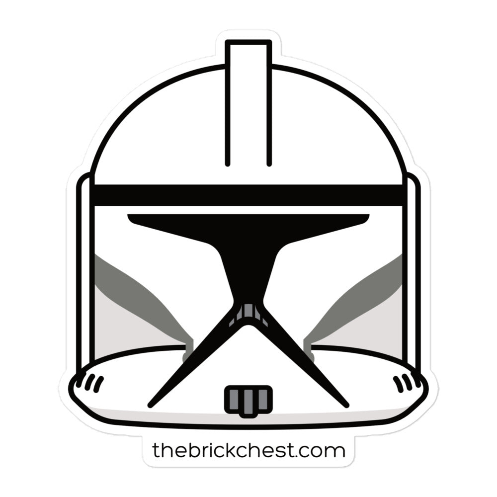 Clone Trooper Minifigure Helmet Sticker